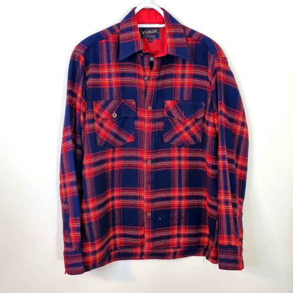 Woodland | Shirts | Vintage Mens Medium Plaid Woodland Flannel | Poshmark